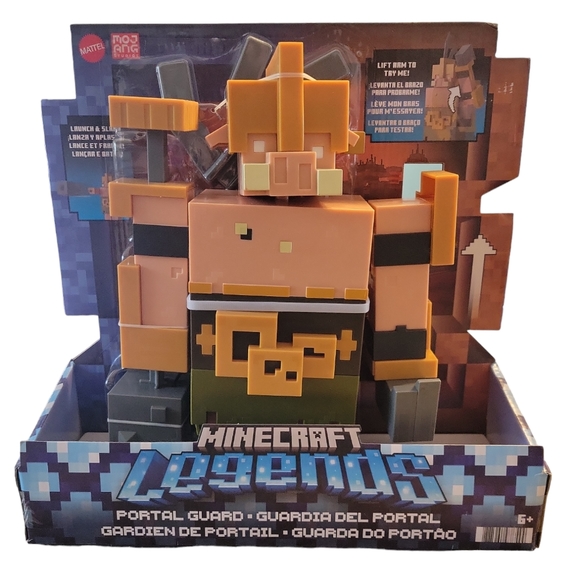 Mattel | Toys | Minecraft Legends Portal Nib Guard Action Figure Attack ...